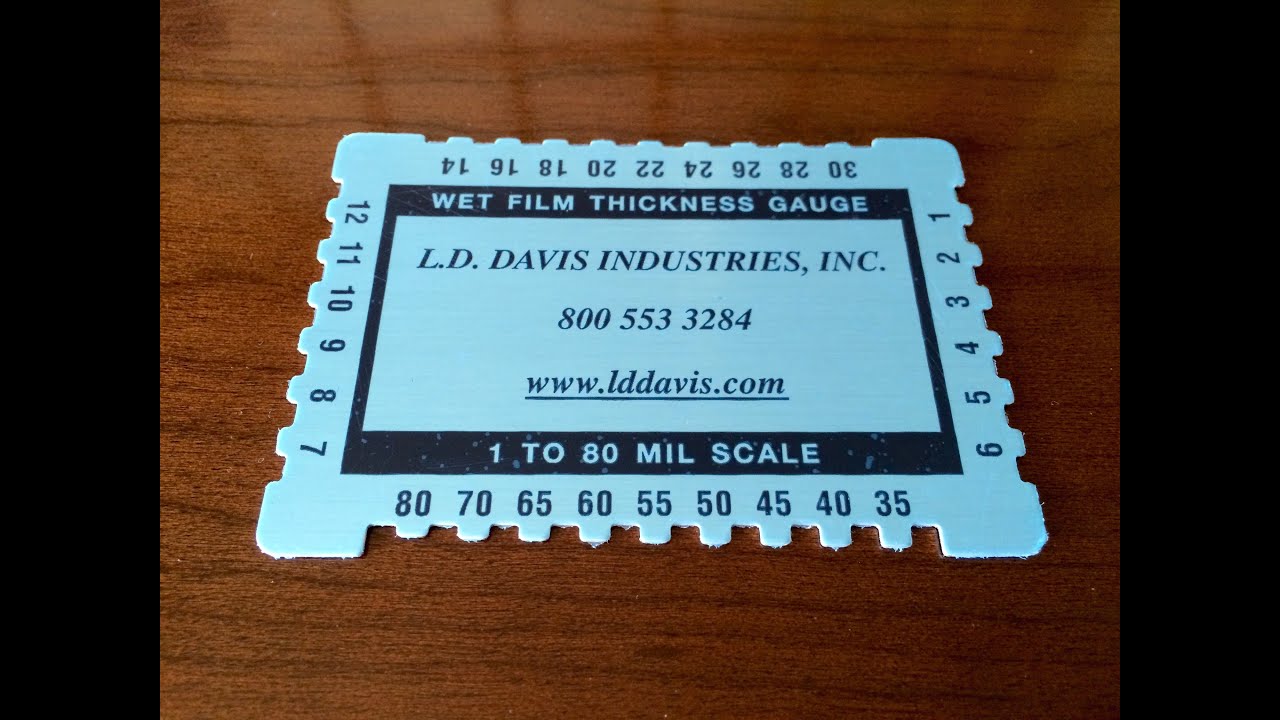 How To Use A Mil Depth Gauge for Glue Application | LD Davis Glues ...