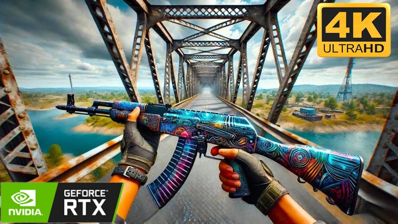PUBG PC Bridge Block gameplay(no commentary)| 4k High graphics gameplay ...