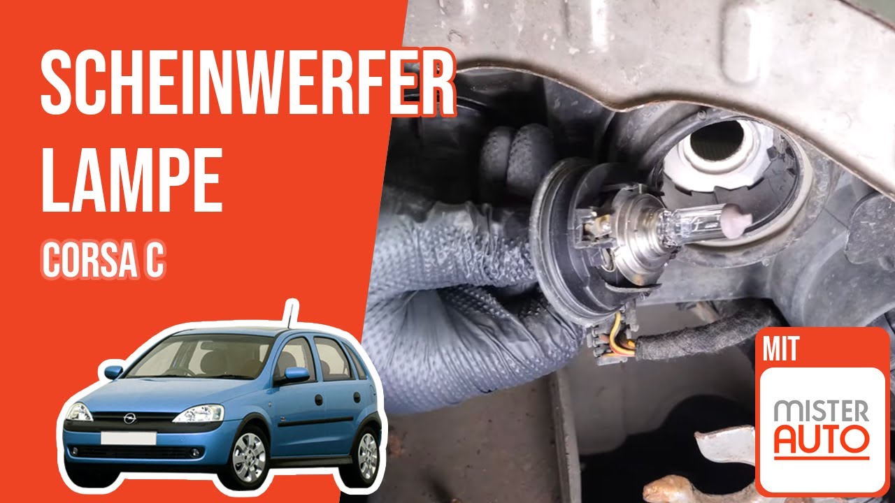 Scheinwerfer Corsa C Ausbauen