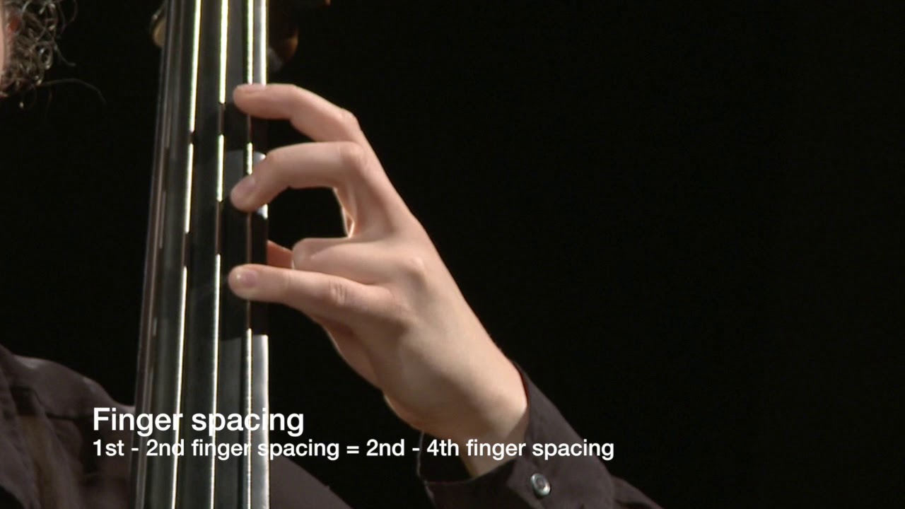 Figure 4.38 Double Bass Finger Spacing - YouTube