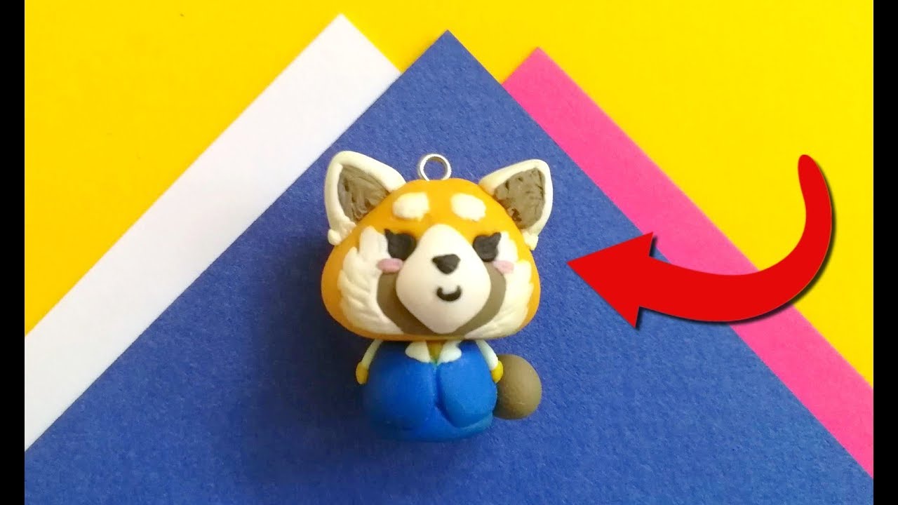 Aggressive Retsuko (happy) - POLYMER CLAY TUTORIAL - YouTube