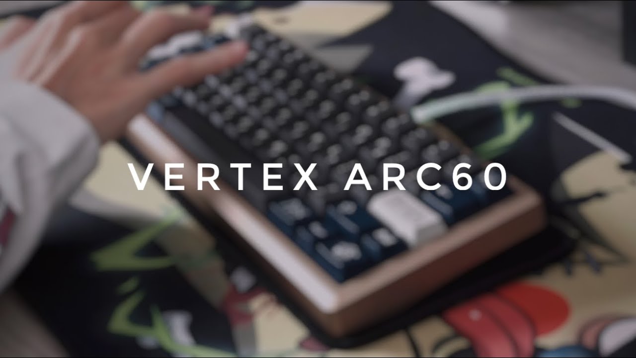 Vertex arc60 | SWK Catmint | GMK Norse base + Novel #soundtest # ...