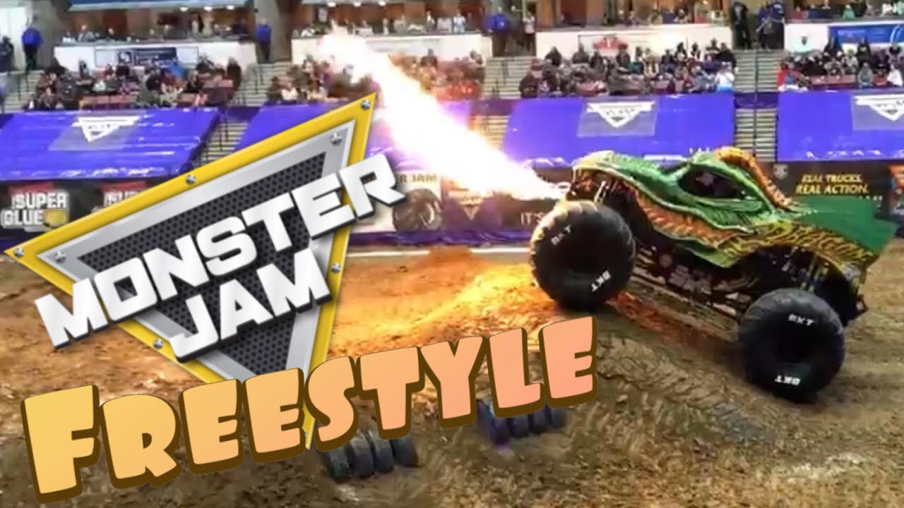 Monster Jam Freestyle North Charleston Coliseum (Saturday night show ...