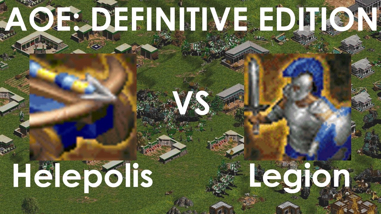 AOE: DE - Helepolis vs Roman Legion - YouTube