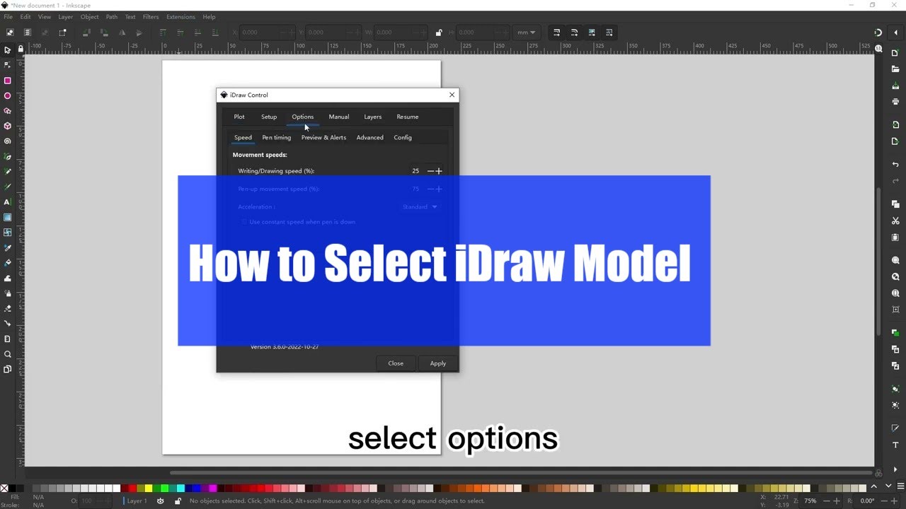 How to Select iDraw Model for iDraw 1.0 - YouTube