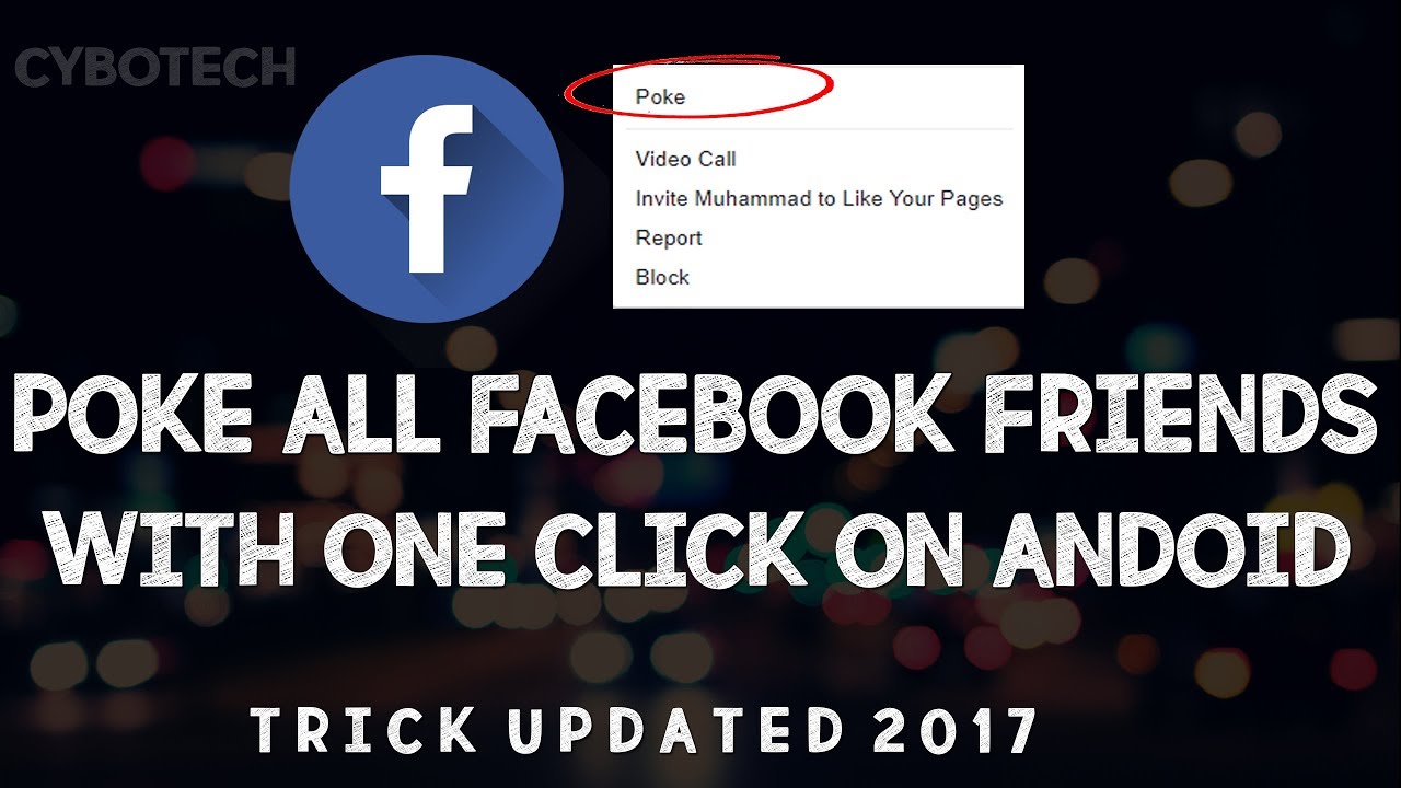 How To Poke All Friends in 5 Seconds With One Click Using Android Phone ...