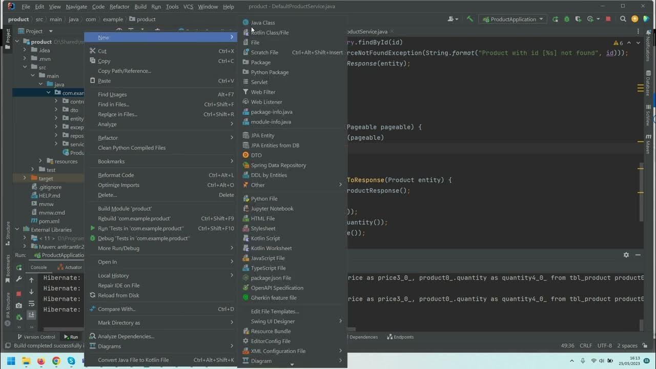 2.4 Implement ProductService P4 Custom argument resolver - YouTube