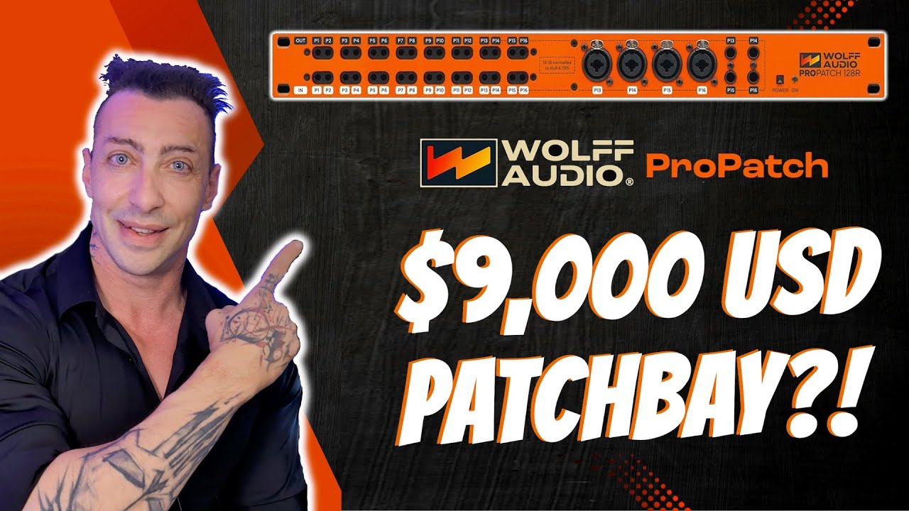 REVOLUTIONIZE YOUR WORKFLOW! Wolff Audio ProPatch: Digitally Controlled Patchbay - YouTube