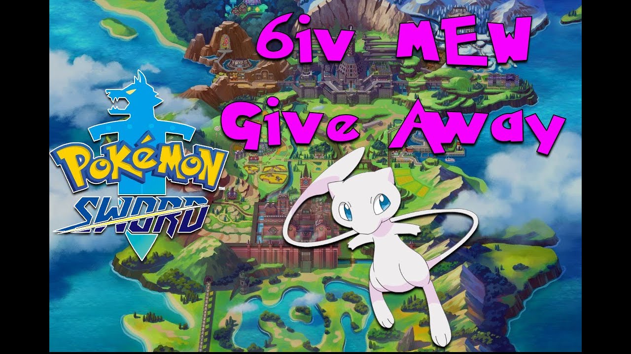 Pokemon Sword & Shield: 6IV Mew Giveaway!! - YouTube
