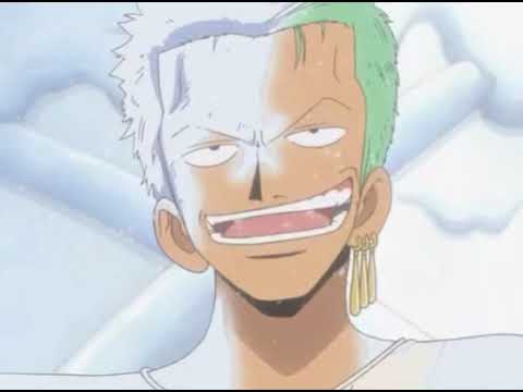 Zoro tries to cut his legs off Eng Dub - YouTube