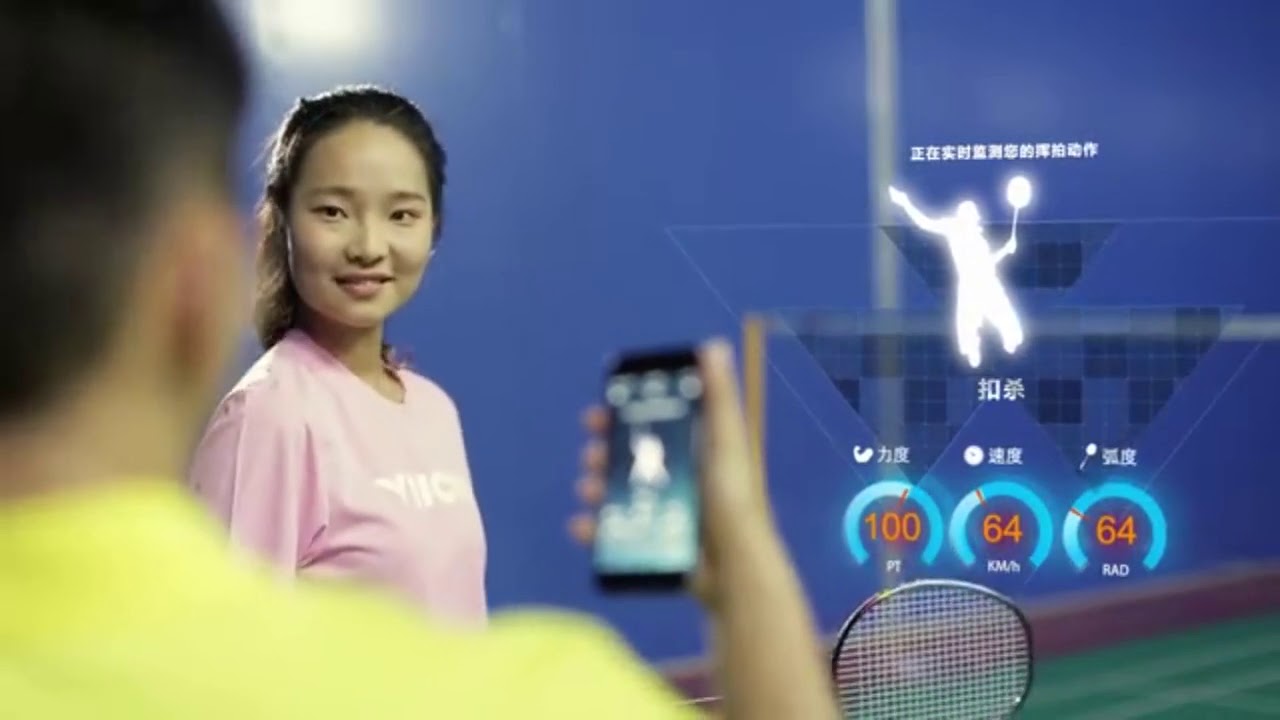 Bluetooth 4.0 Badminton Racket Sensor Tracker Motion Analyzer - YouTube