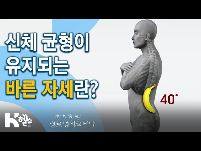 신체 균형이 유지되는 바른 자세란 724회 20 01 29 건강수명 늘리는 자세 혁명