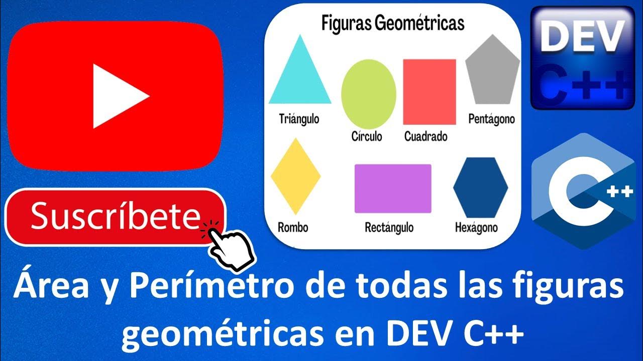 Área y Perímetro de todas las figuras geométricas en Dev C++. - YouTube