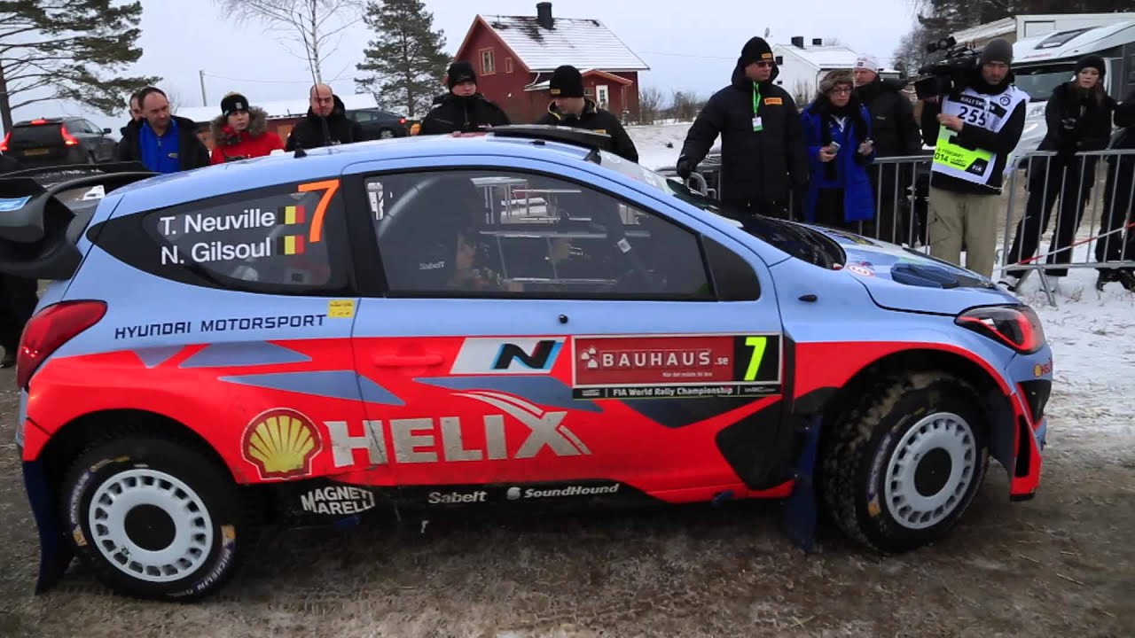 Rally Sweden Day One - Hyundai Shell WRT 2014 - YouTube