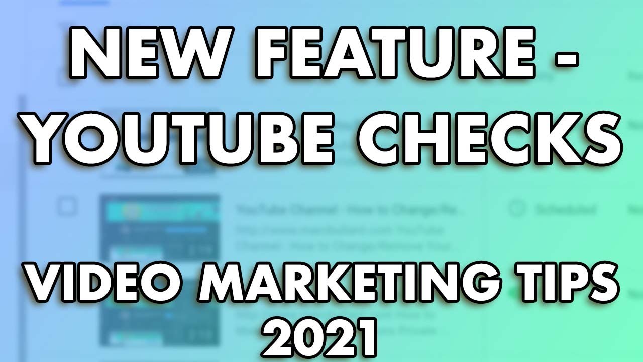 YouTube Checks - New Feature While Uploading Videos - YouTube