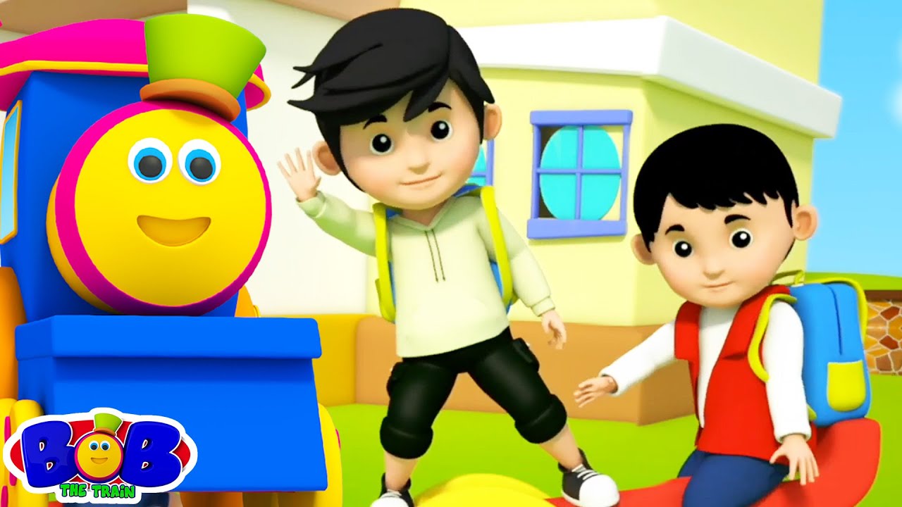 あいさつ歌 | 就学前のビデオ | Bob The Train Japan | 幼稚園 | アニメーション | 子供のための詩 - YouTube