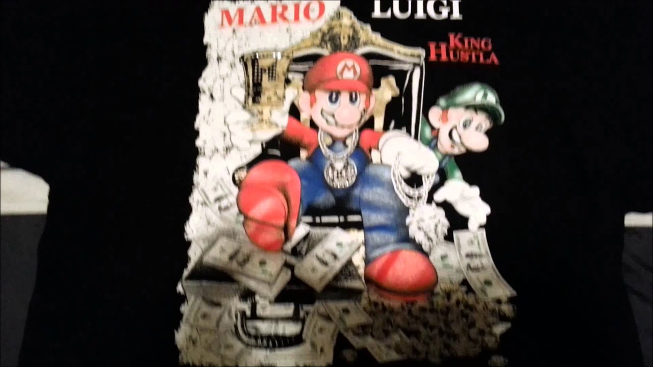 The Most Ghetto Mario Shirt Ever LOL - YouTube