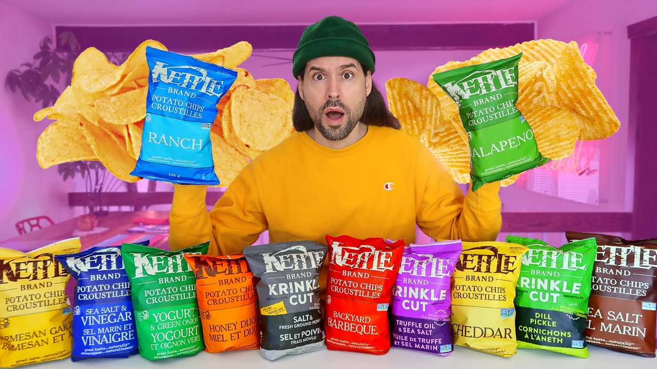 Je teste DES CHIPS et je les transforme en BÂTONNETS DE FROMAGE - HUBY ...