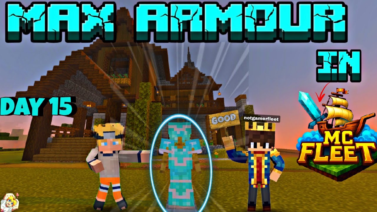I BUILT MAX ARMOUR IN MCFLEET: DAY 15 - YouTube