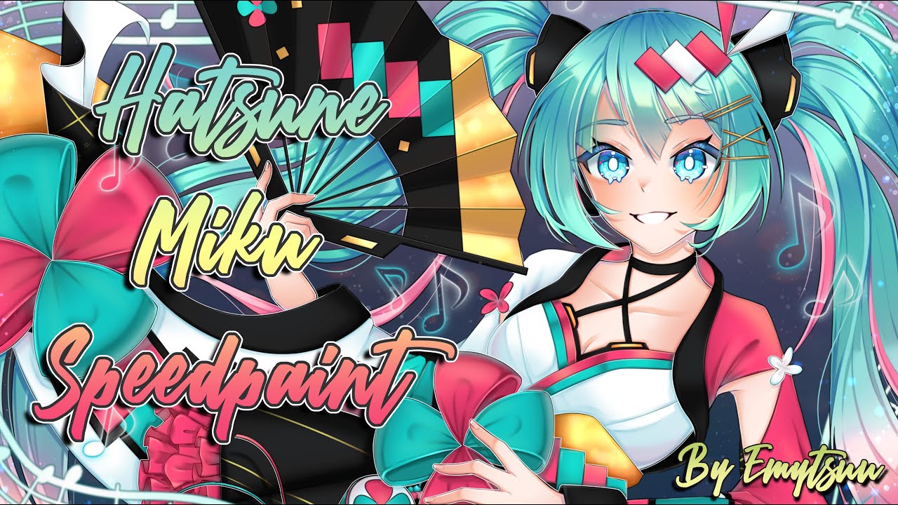 Hatsune Miku Speedpaint | Emytsuu - YouTube