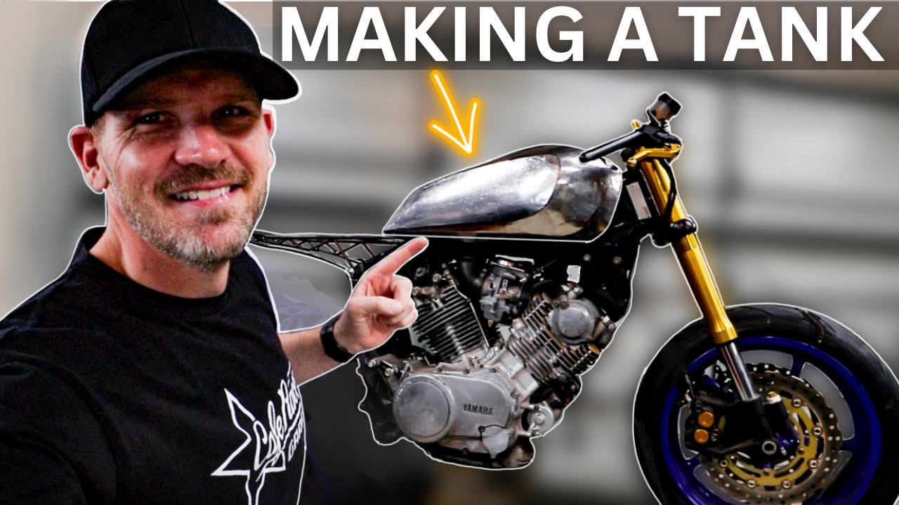 How To Build a CAFE RACER Tank From Scratch - Timelapse (PART 1) - YouTube