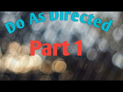 Do as directed Part-1 English Classes. - YouTube