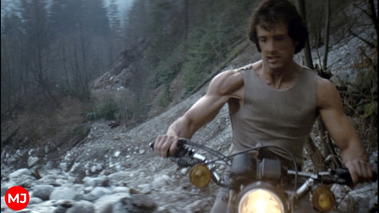 Rambo escapes from police station, and chased by Will scene - Rambo ...