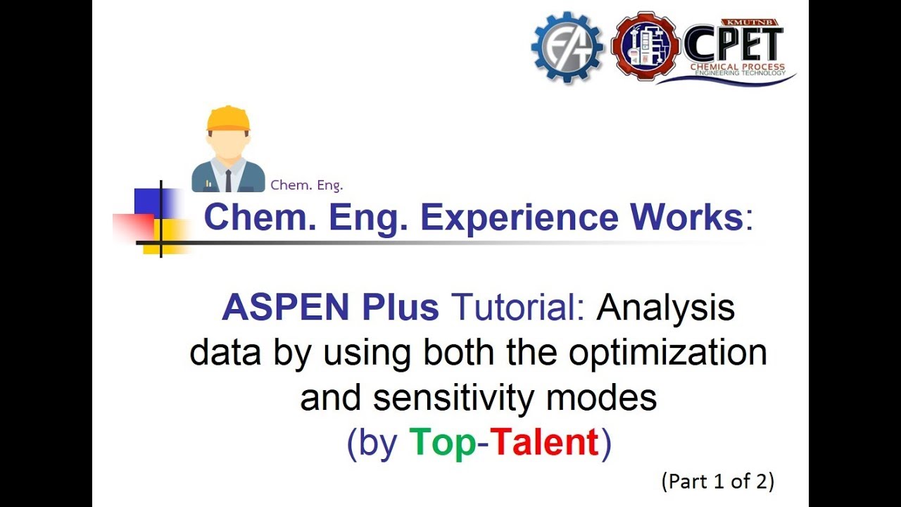 ASPEN Plus Tutorial: Analysis data in sensitivity mode (by Top-Talent ...