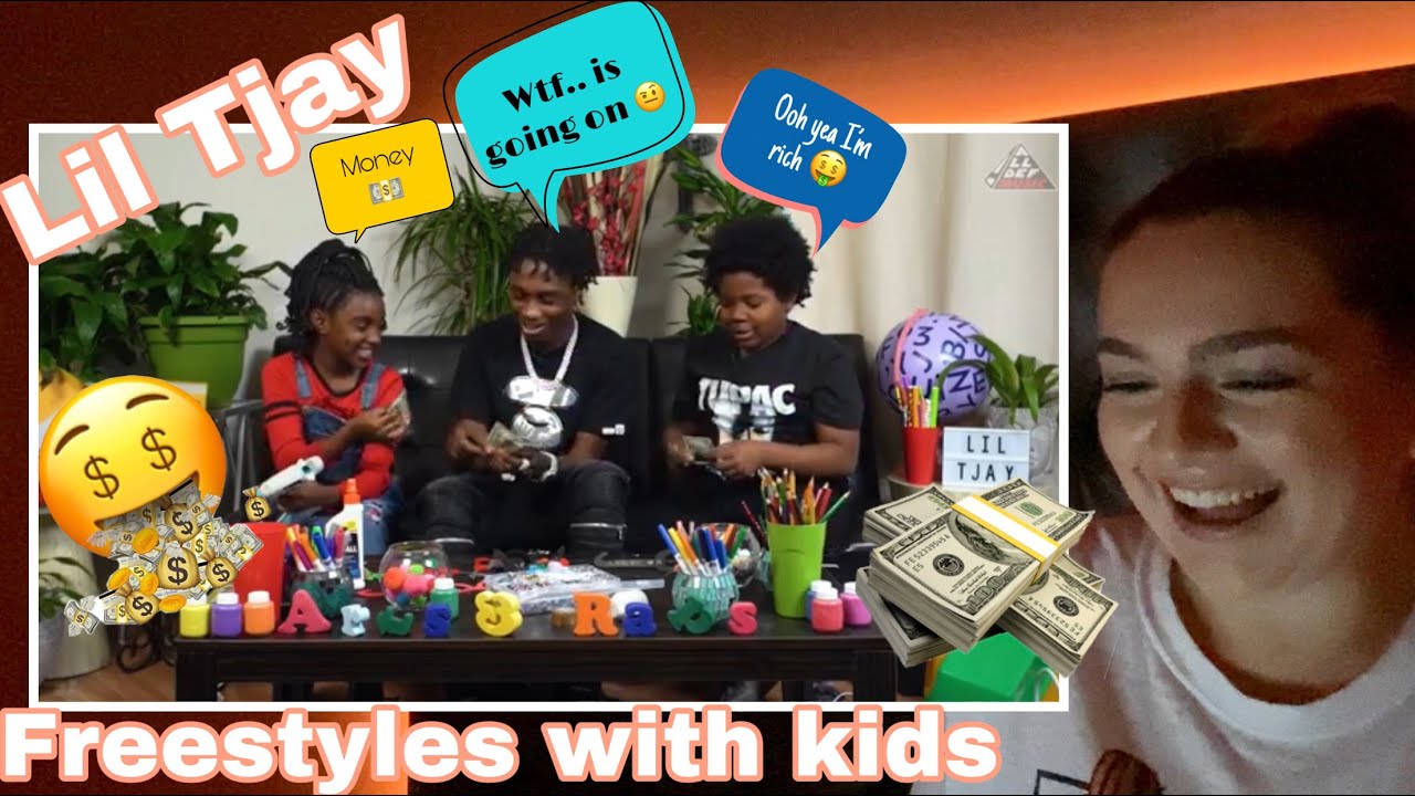 Lil Tjay Freestyles With Kids - (.REACTION ) !!!! - YouTube