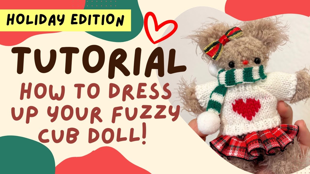 How to dress your fuzzy cub dolls with the cutest mini clothes ...