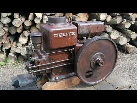 Deutz MA 514 - Start und Lauf, Deutz Standmotor - YouTube