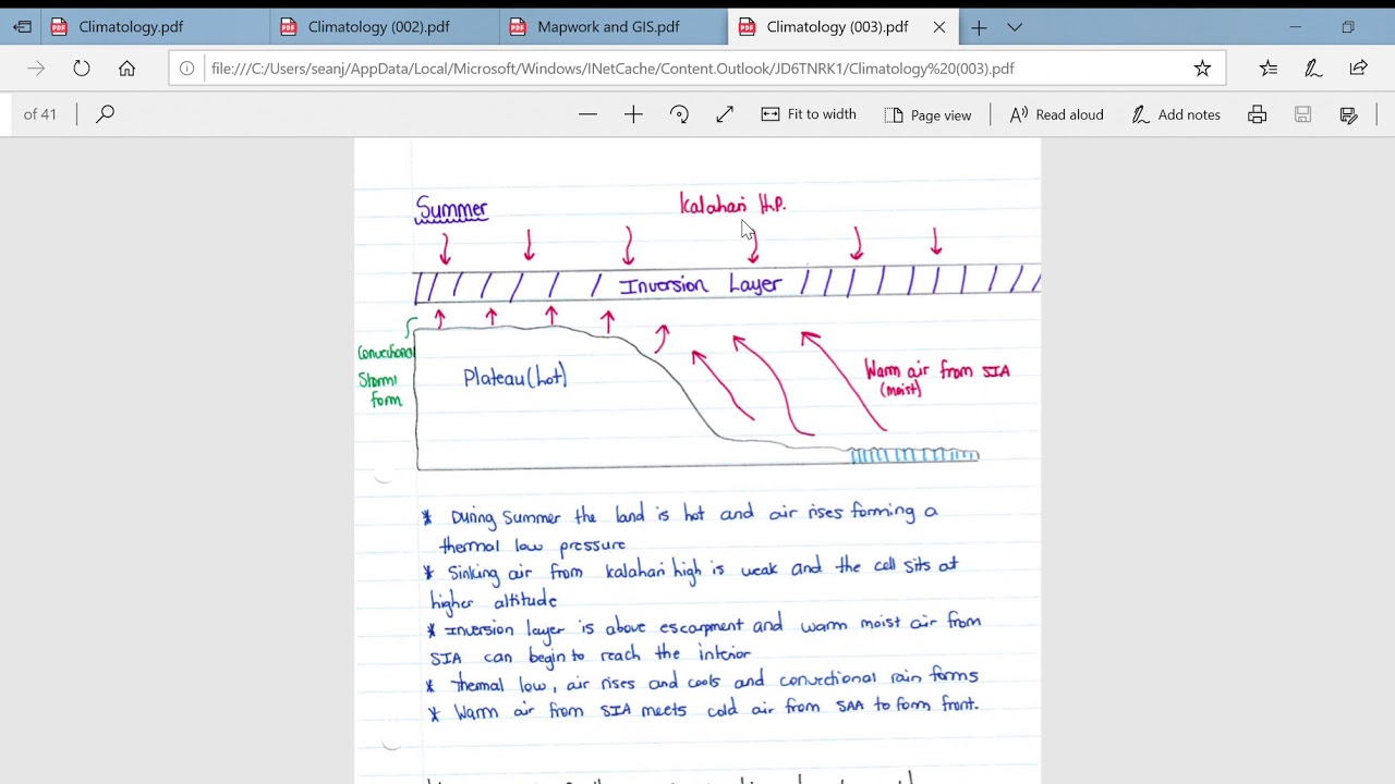 Geography Lesson - Climatology (High Pressure Systems associated with ...