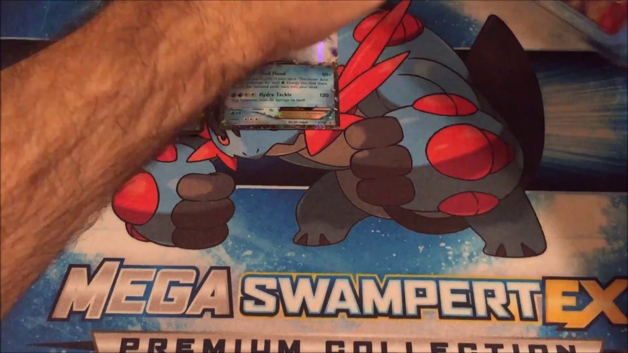 Full Art Shaymin EX Pulled From Mega Swampert EX Collection Box - YouTube