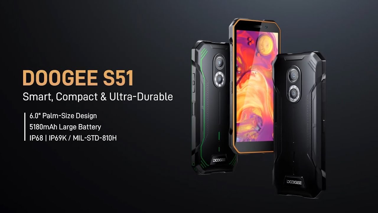 DOOGEE S51 Rugged Phone - YouTube