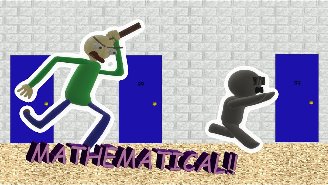 No running in the halls. | Baldi's Basics Classic REMASTERED - YouTube