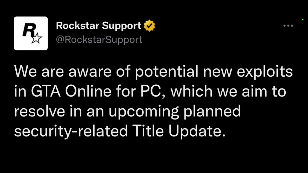 Rockstar Games Responds to GTA 5 PC Security Issues (Modders can ban ...