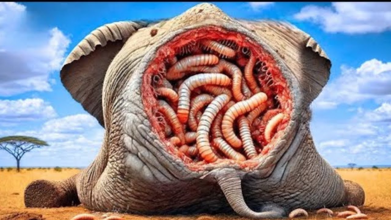 Rescue story: Rescue Team Saved Elephant From Wasp parasite - YouTube