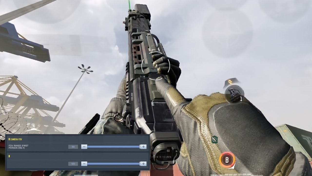 Shotgunning on max GUN FOV (Test Server) - YouTube