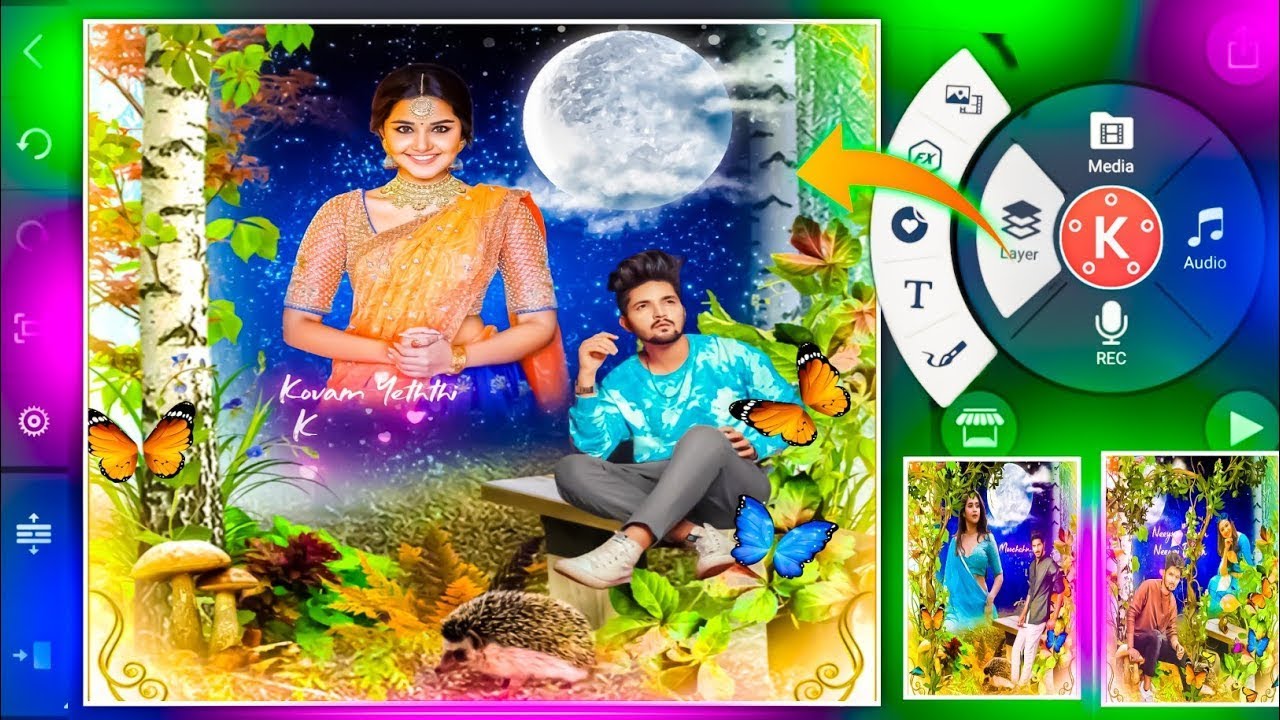 awesome nature style video editing in kinemaster natural moving photo ...