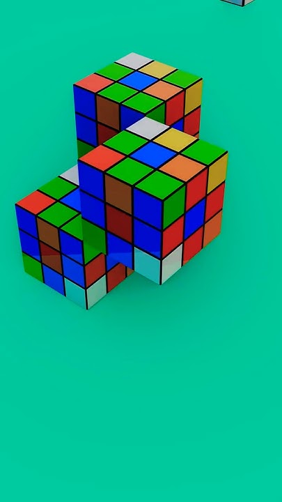 Rubik's Cube Stack Endless Loop - YouTube
