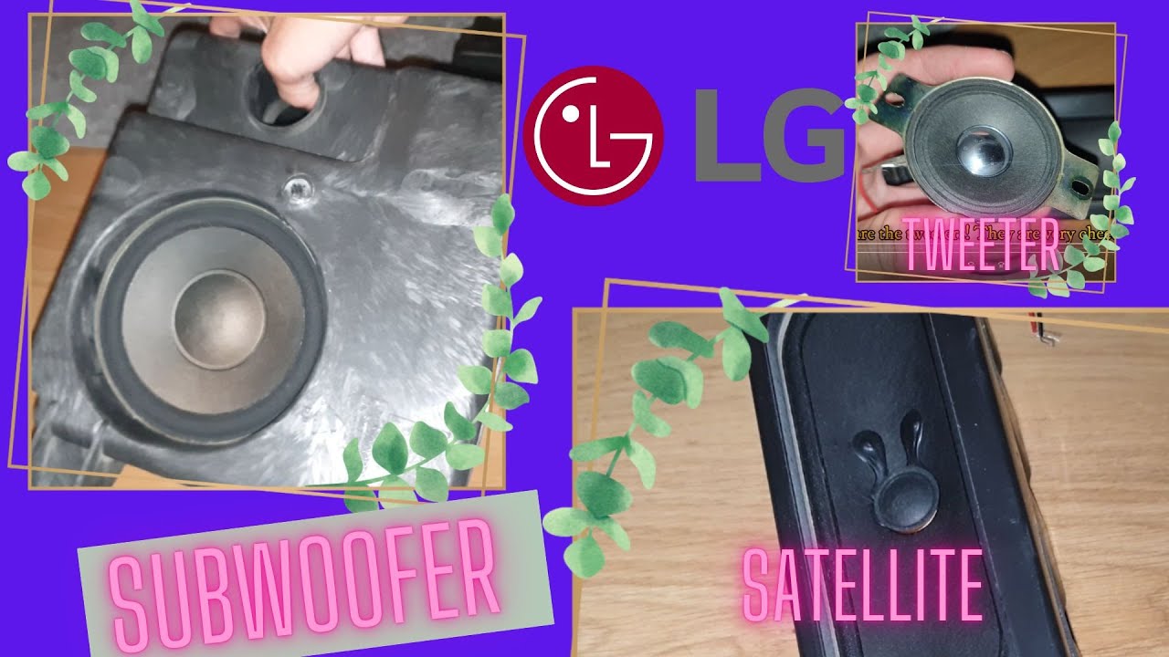 LG Flatron 2.1 TV Subwoofer and Speakers Test - YouTube