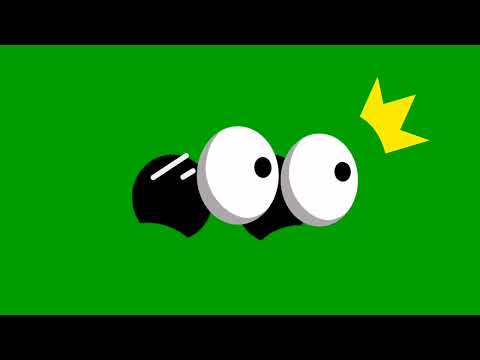 funny face effect green screen, 4k video