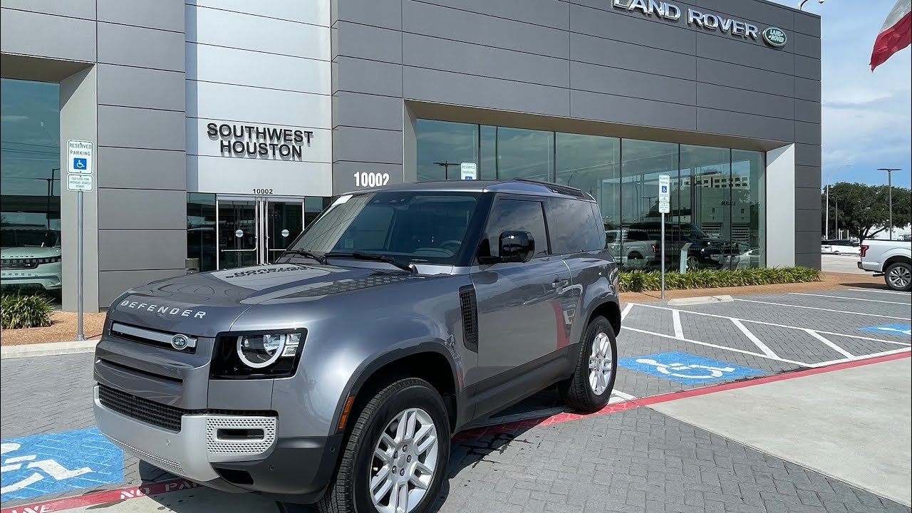 New 2023 Land Rover Defender 90 S in Eiger Grey - YouTube