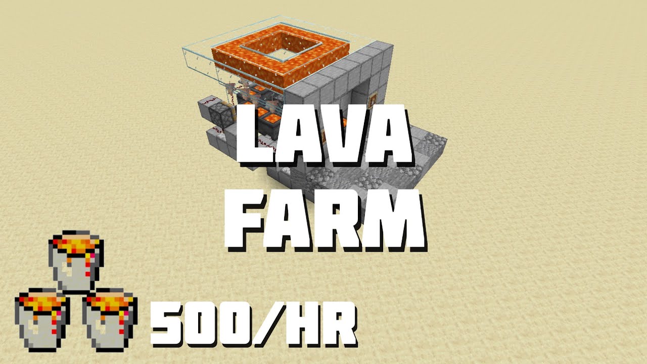 How to Make Mumbo jumbo's 1.18 lava farm - YouTube