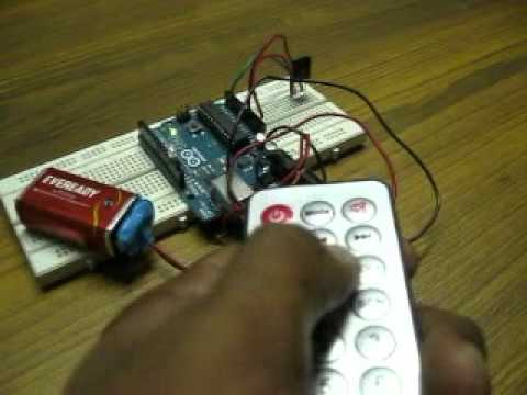 infrared sensor interfacing with arduino tsop sensor - YouTube