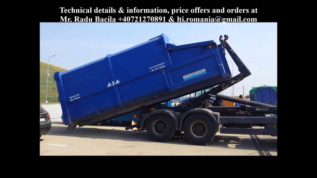Compactoare deseuri Waste compactors MPC 25 KE - YouTube