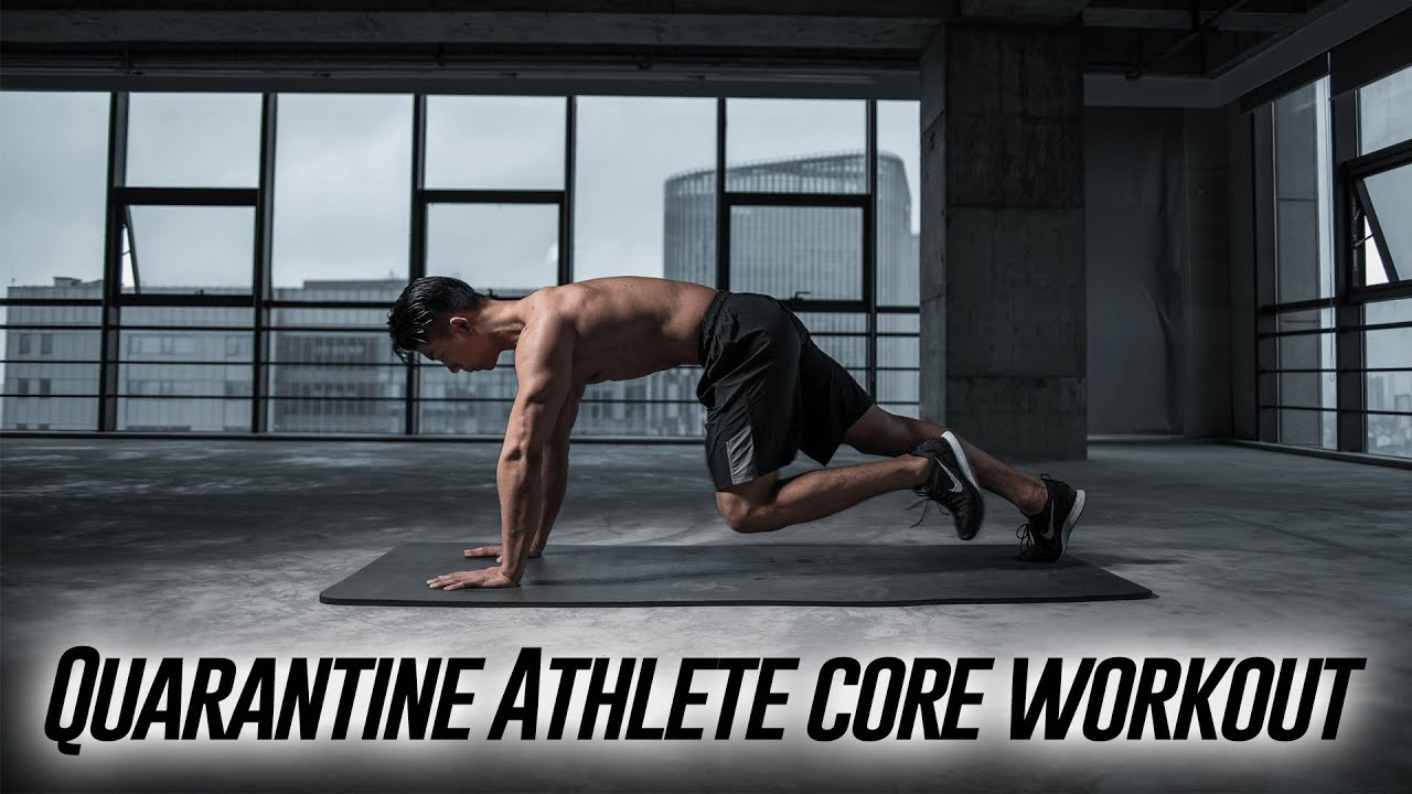 Quarantine Athlete Core Workout #AtHome |6 PACK| - YouTube