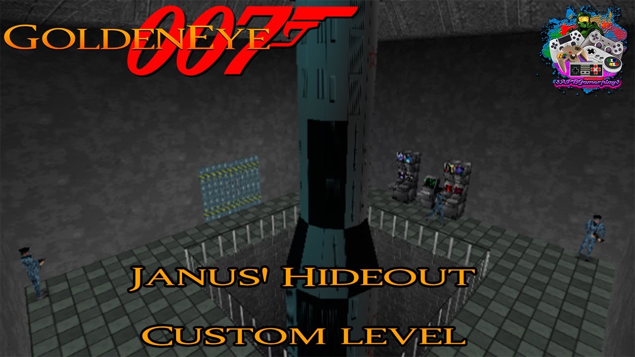 Goldeneye 007 N64 - Janus' Hideout - 00 Agent ( Custom Level ) - YouTube
