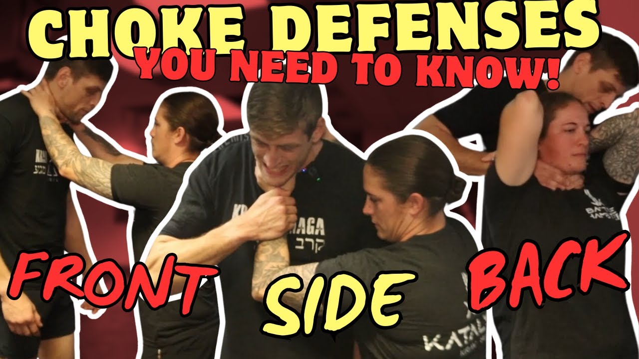 3 Must-Know Choke Defense Techniques! - YouTube