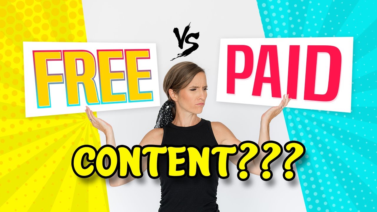 How to choose what is free content - YouTube